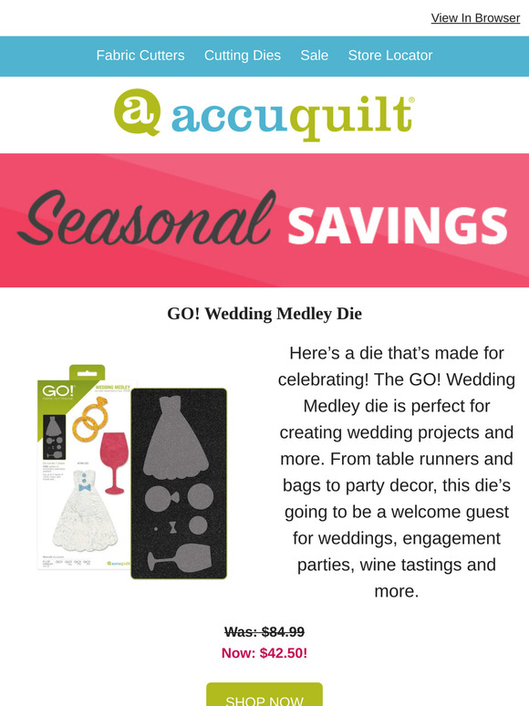 AccuQuilt: Spring Savings are in Full Bloom 🌺 | Milled