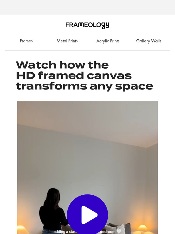 Frameology: @theoldgordonsvillehouse makes a bold statement in her bedroom 🖤 | Milled