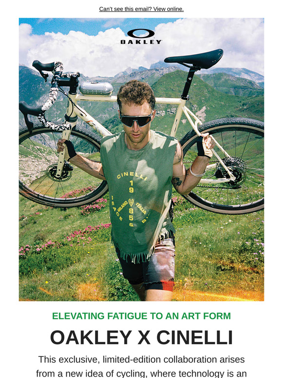 Oakley: EXCLUSIVE DROP ALERT: Oakley X Cinelli Collaboration | Milled
