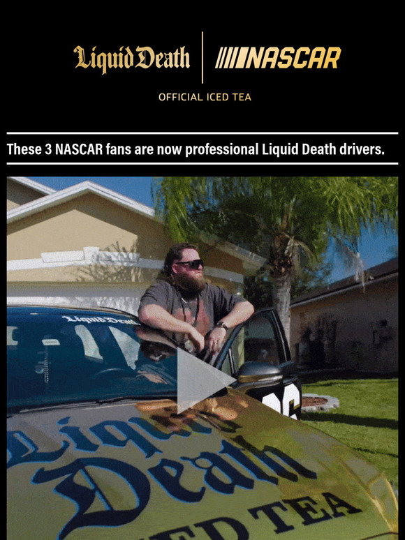 Liquid Death: LD x NASCAR: Meet Our Pro Driver Team | Milled