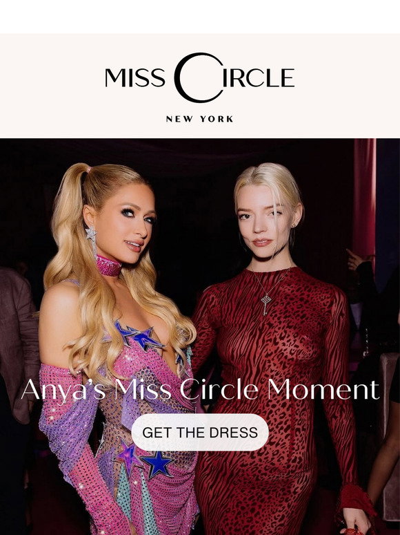 Miss Circle: Anya Taylor-Joy Stuns in Miss Circle at Paris Hilton’s ...