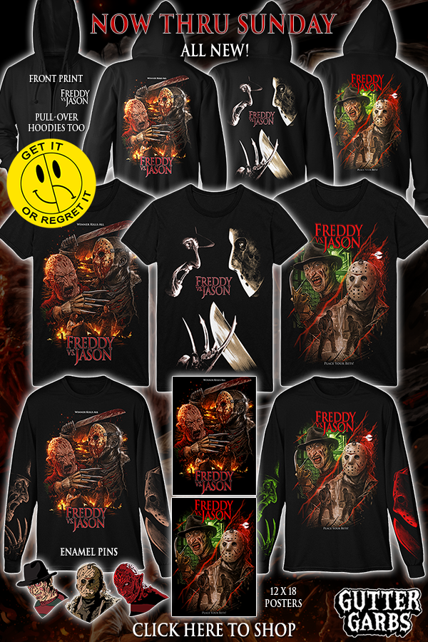 Gutter Garbs: Freddy vs Jason Timed Pre-order ENDS SUNDAY! | Milled