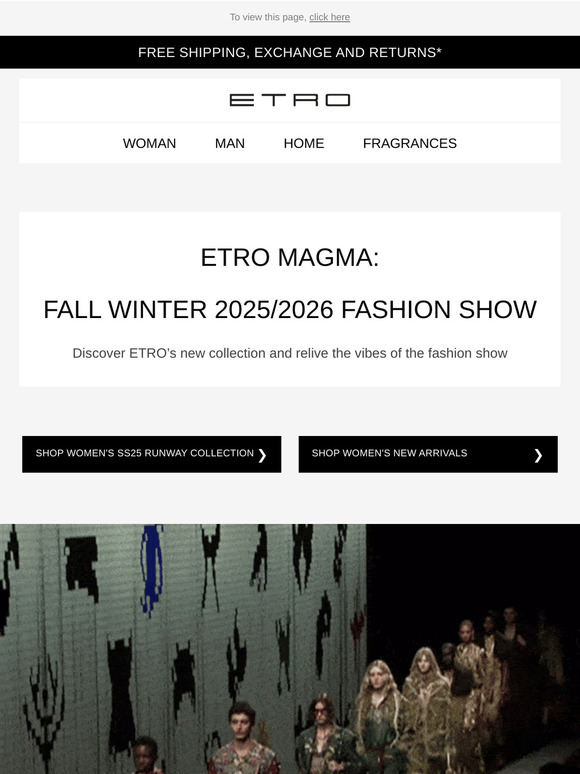 Etro: Relive the Fashion Show FW 25-26 | Milled