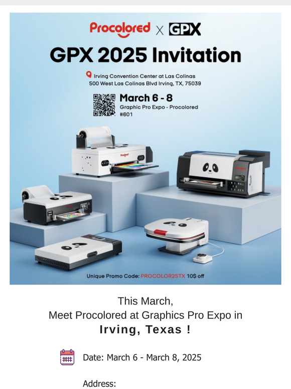 Procolored: This March, Meet Procolored at Graphics Pro Expo 2025 👋 ...