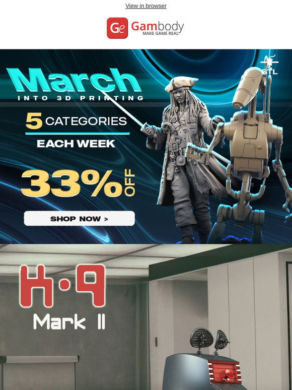 Gambody: 🐕 New K9 Mark II Model – Life-Size STL Files Available! | Milled