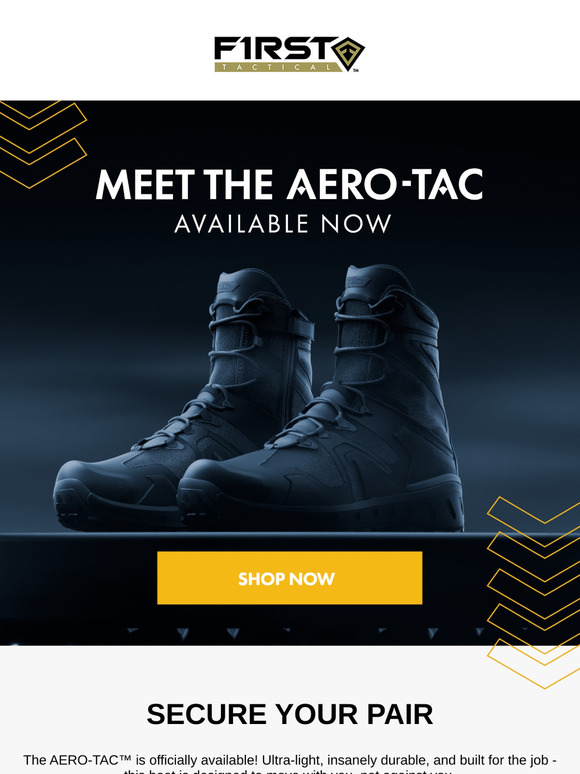 First Tactical: Meet the all-new AERO-TAC™ 🤝 | Milled
