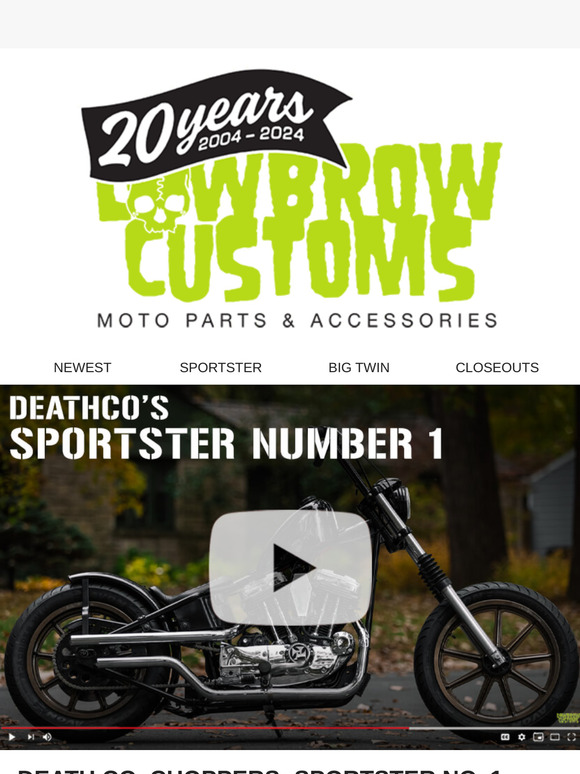 Lowbrow Customs: A look at Death Co. Choppers "Sportster No. 1" Build 👀 ...