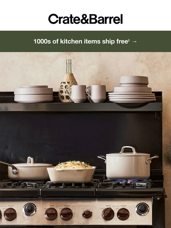 Crate and Barrel: First look: the March kitchen drop → | Milled
