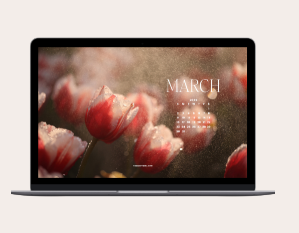 The Everygirl: free march tech backgrounds are here! 🌷 | Milled