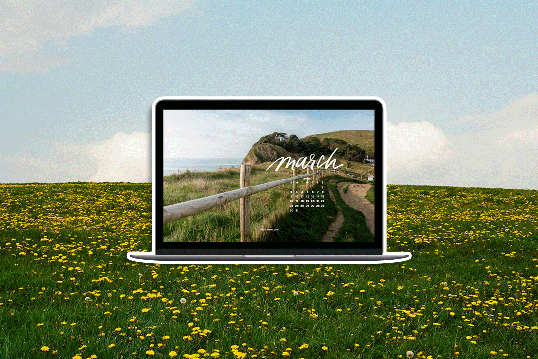 The Everygirl: free march tech backgrounds are here! 🌷 | Milled