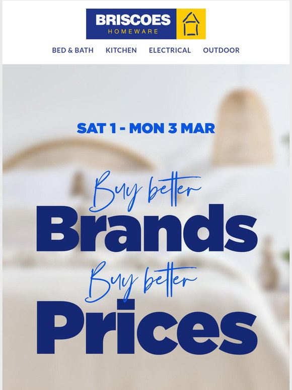 Briscoes: Big deals on big brands | Milled