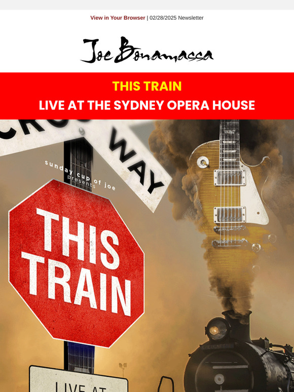 Joe Bonamassa: "This Train" - Live At The Sydney Opera House - Watch ...