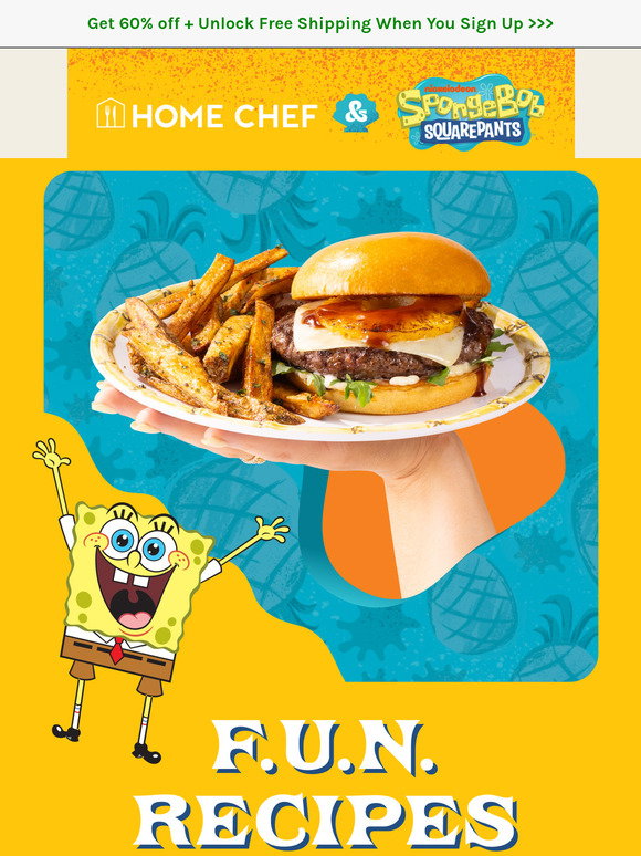 Home Chef: Get some kelp at mealtime with Home Chef’s SpongeBob ...