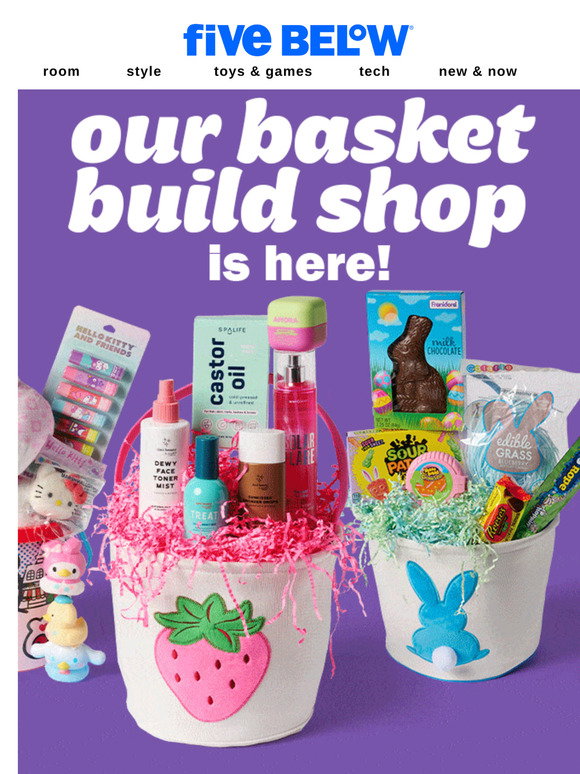 Five Below: build better baskets, bunnies 🐰 | Milled
