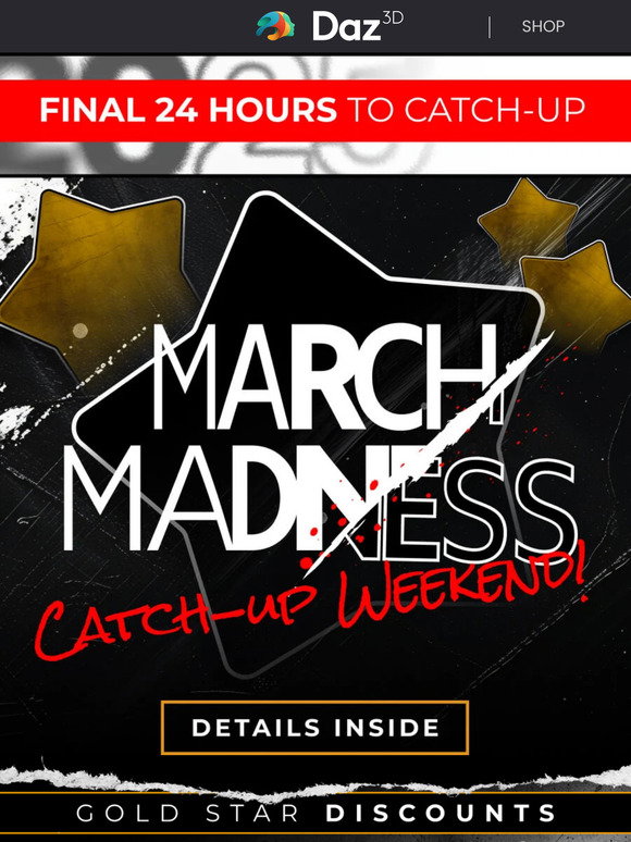 DAZ 3D: Last Day - 2025 Catch-Up Madness Sale | Milled