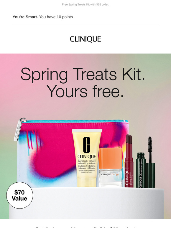 Clinique: Spring forward with a fresh new mini routine. | Milled