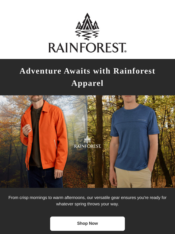 Rainforest: Refresh Your Outdoor Wardrobe for Spring 🌱 | Milled