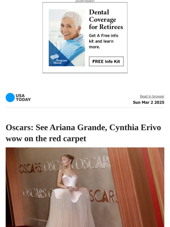 USA TODAY: Top Stories: Ariana Grande, Elle Fanning, Cynthia Erivo and ...
