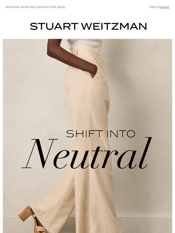 Stuart Weitzman: New Neutral Styles to Wear With Everything | Milled