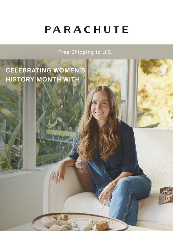 Parachute: From Our Female Founder, Ariel | Milled