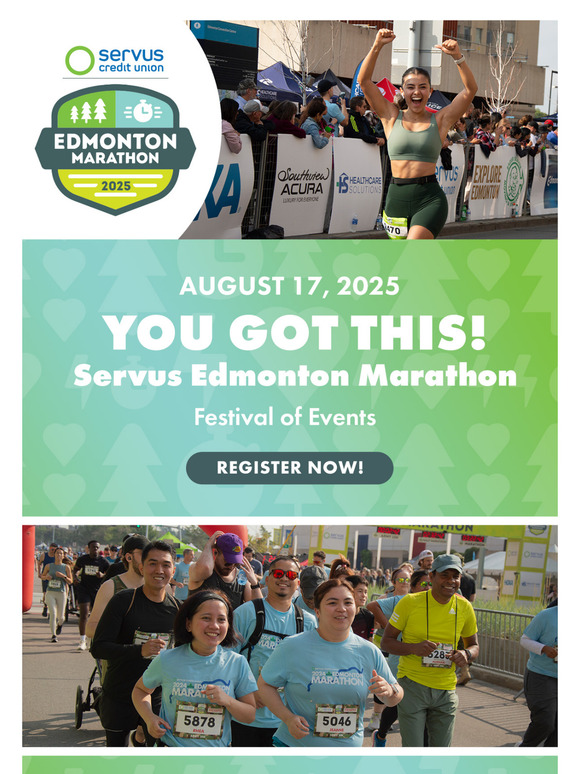 Running Room: Join The Party At The 2025 Servus Edmonton Marathon! | Milled