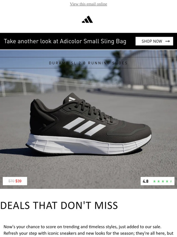adidas Email Newsletters: Shop Sales, Discounts, and Coupon Codes