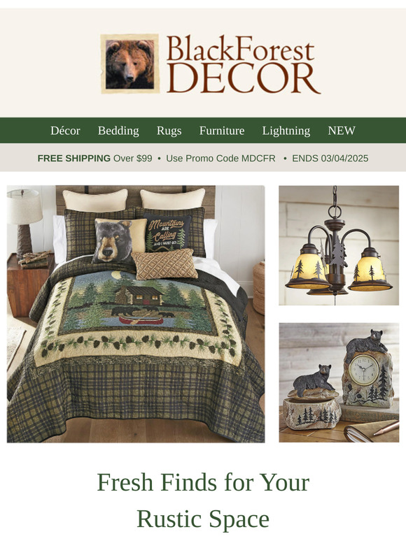 Black Forest Decor: New Catalog, New Cozy Cabin Essentials | Milled