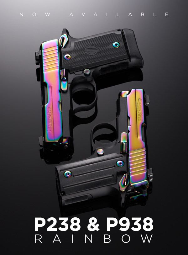 SIG SAUER: REINTRODUCING: P238 & P938 Rainbow Titanium | Milled