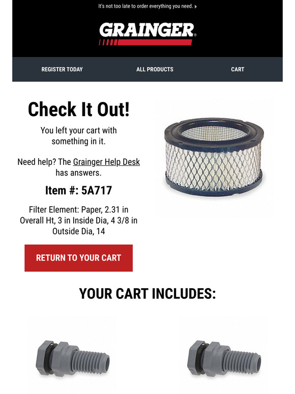 Grainger Email Newsletters: Shop Sales, Discounts, and Coupon Codes