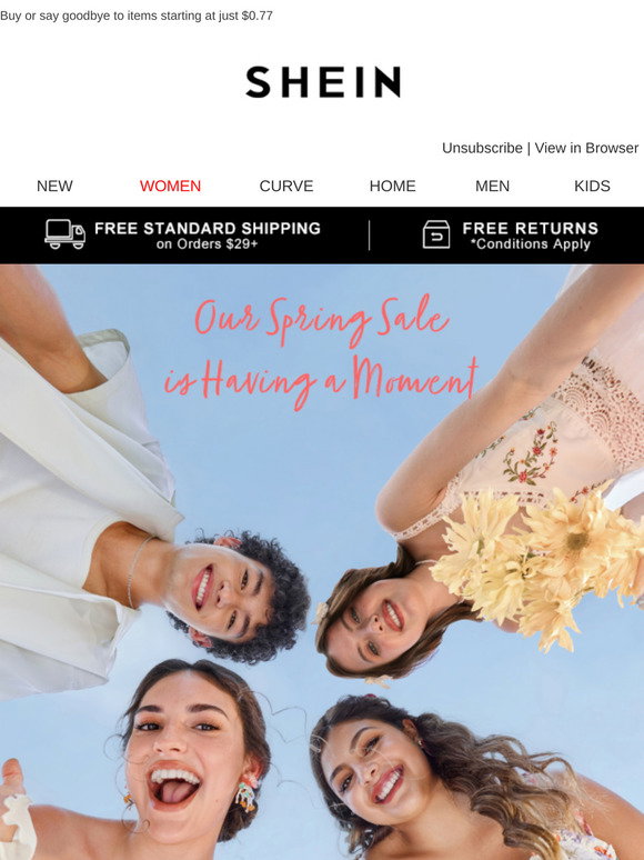 SHEIN: Click, Be Quick! 🤳 Our Spring Deals Won't Last! | Milled