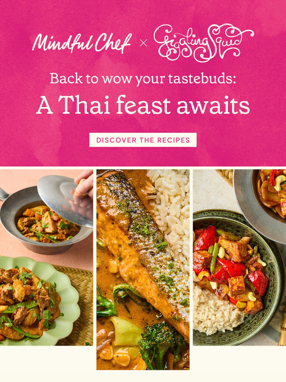 Mindful Chef: Reminder: Order Giggling Squid recipes 🦑 | Milled