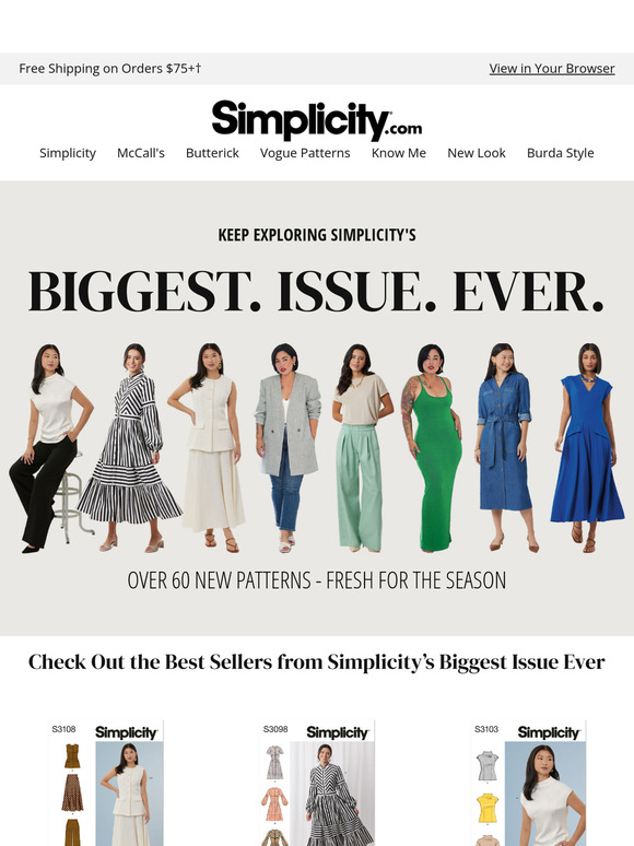 Simplicity Patterns: Did You See Simplicity’s Biggest New Issue Ever ...