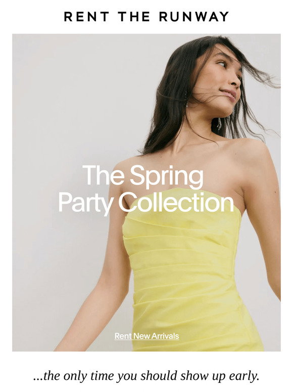 Rent the Runway: Hey, party people | Milled