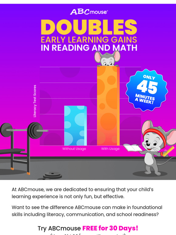 ABCmouse: ABCmouse Makes a Difference! 🧠💪 | Milled