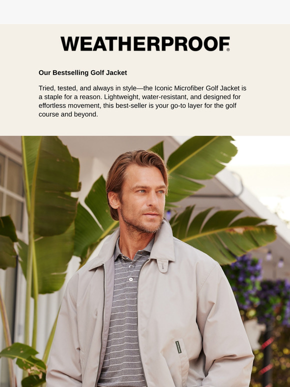 Weatherproof: The Iconic Golf Jacket – Perfect for On & Off the Course ...