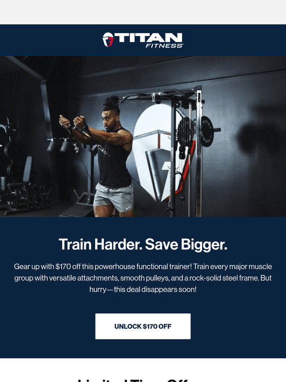Titan: In the Spotlight: $170 Off the Plate-Loaded Functional Trainer ...