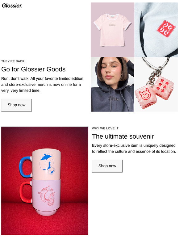 Glossier Email Newsletters: Shop Sales, Discounts, and Coupon Codes