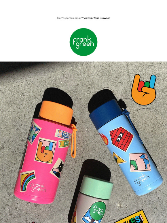 frank green NZ: Complimentary stickers alert 🚨 | Milled