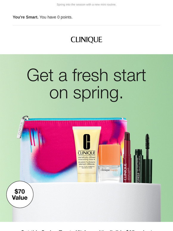 Clinique Email Newsletters: Shop Sales, Discounts, and Coupon Codes