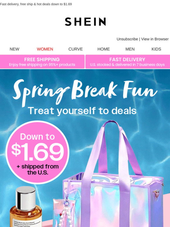 SHEIN: Get In, We're Going On Spring Break 😎 | Milled