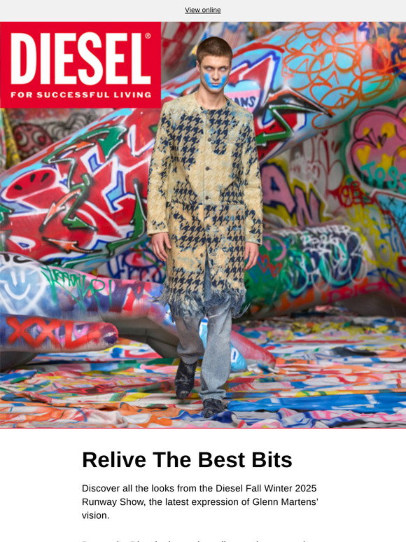 Diesel: Fall Winter 2025 Runway Show Highlights | Milled