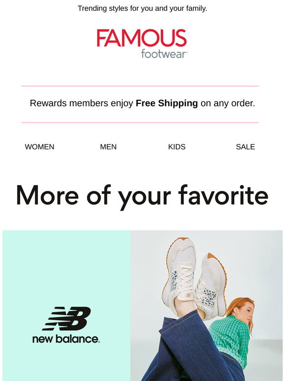 Famous Footwear: New Balance looks you need to see | Milled