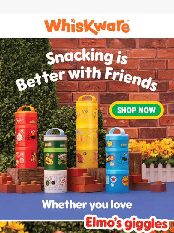 Whiskware: Sesame Street Containers are Here | Milled