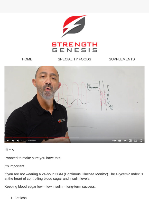 Strength Genesis: Glycemic Index Explained | Milled