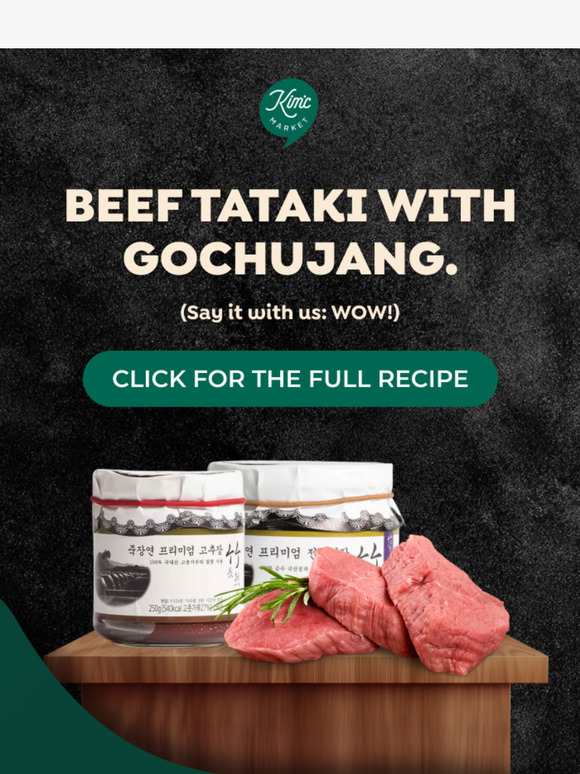 Kim'C Market: Stop Scrolling: This Beef Tataki Recipe is fire 🔥😋 | Milled