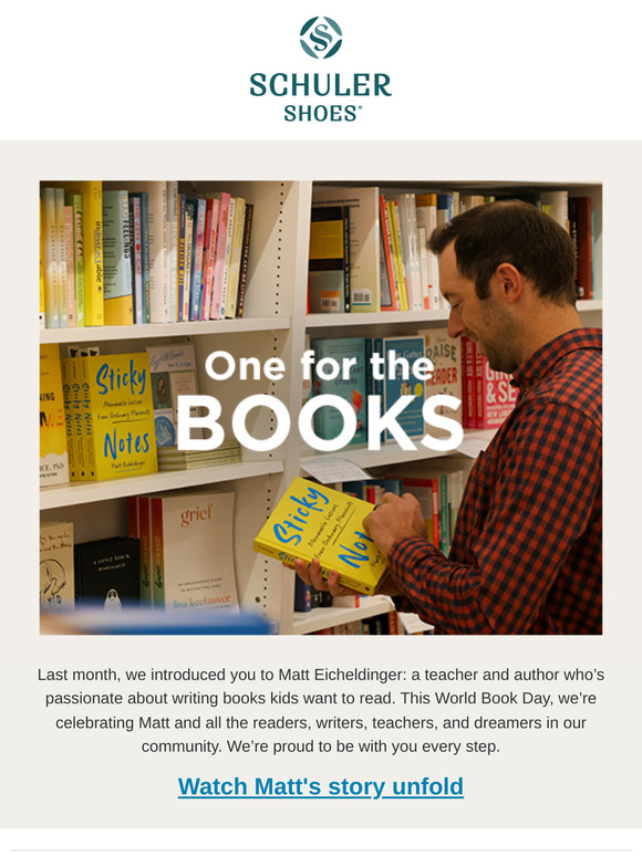 Schuler Shoes: Celebrating the magic of books 📕 | Milled