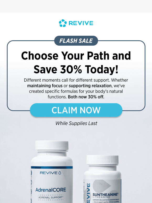 Revive Supplements: Save 30% On Your Wellness Journey! | Milled