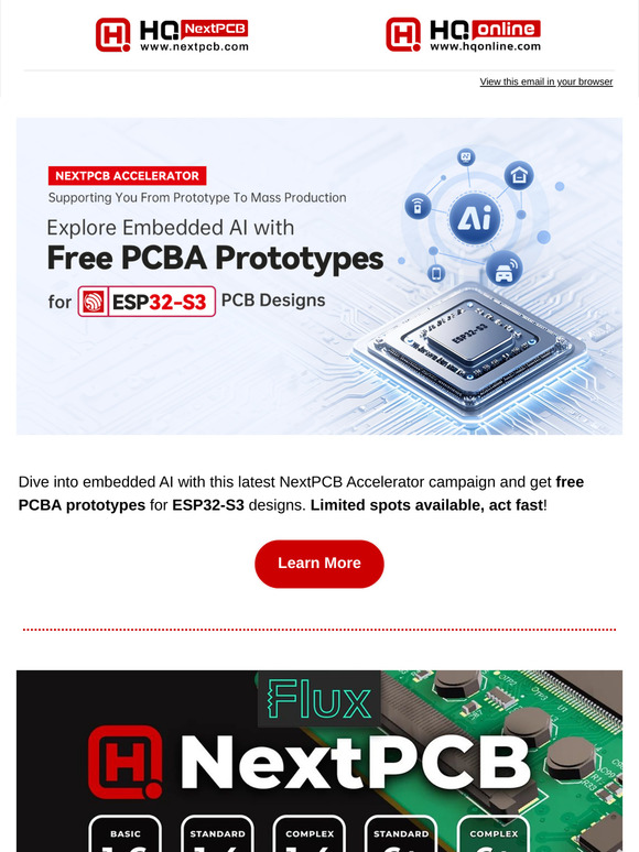 NextPCB: Explore Embedded AI with ESP32-S3 and Free PCBA Prototypes ...