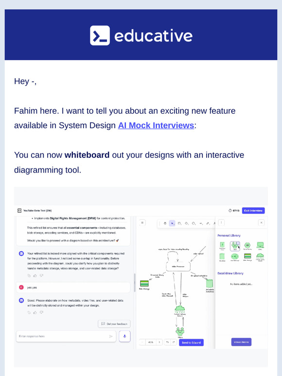 Educative: The #1 way to practice System Design Interviews | Milled