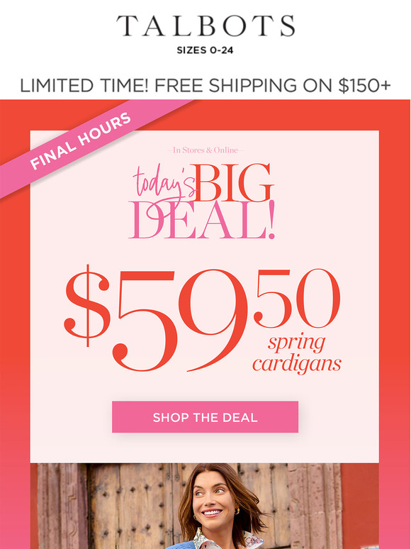 Talbots: $59.50 Cardis LAST CHANCE! | Milled